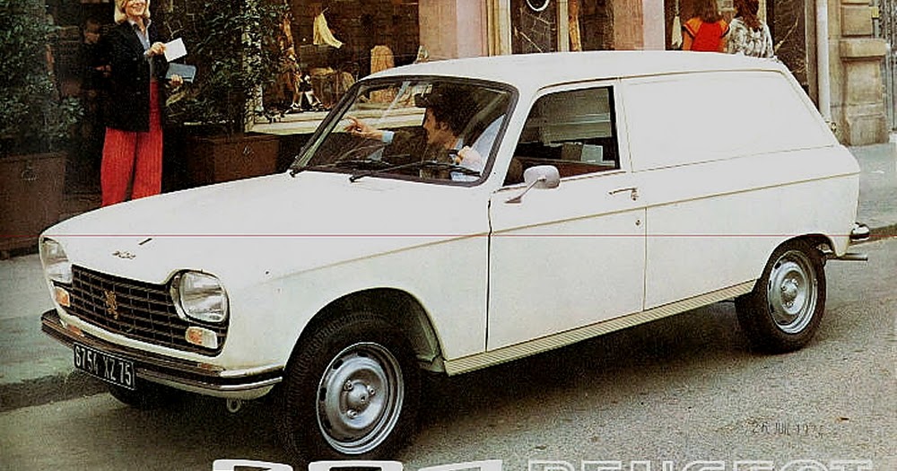 .: 204 Fourgonnette 1973. Brochure/Catálogo. (Francaise)