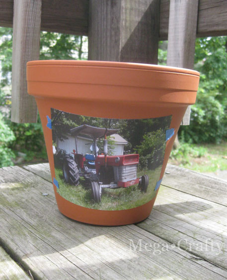 Mega•Crafty: Photo Flower Pots