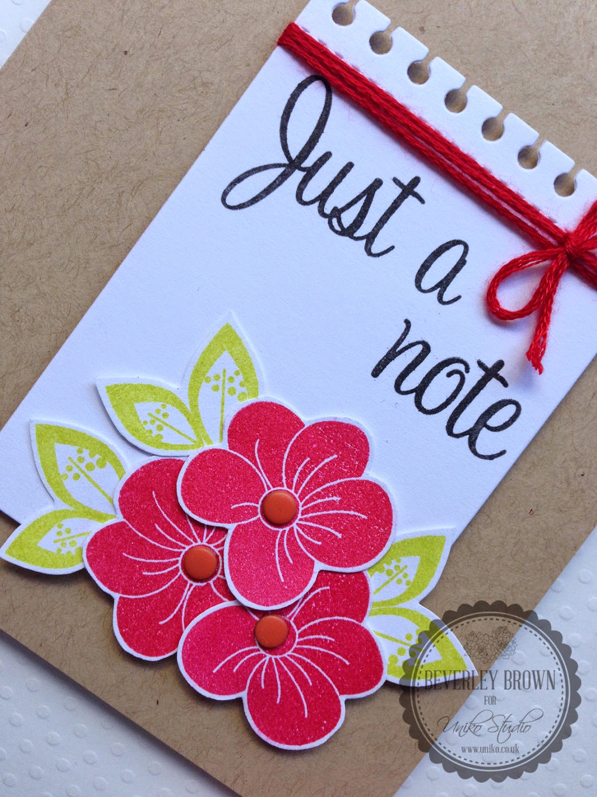 Uniko Studio: Just a note...