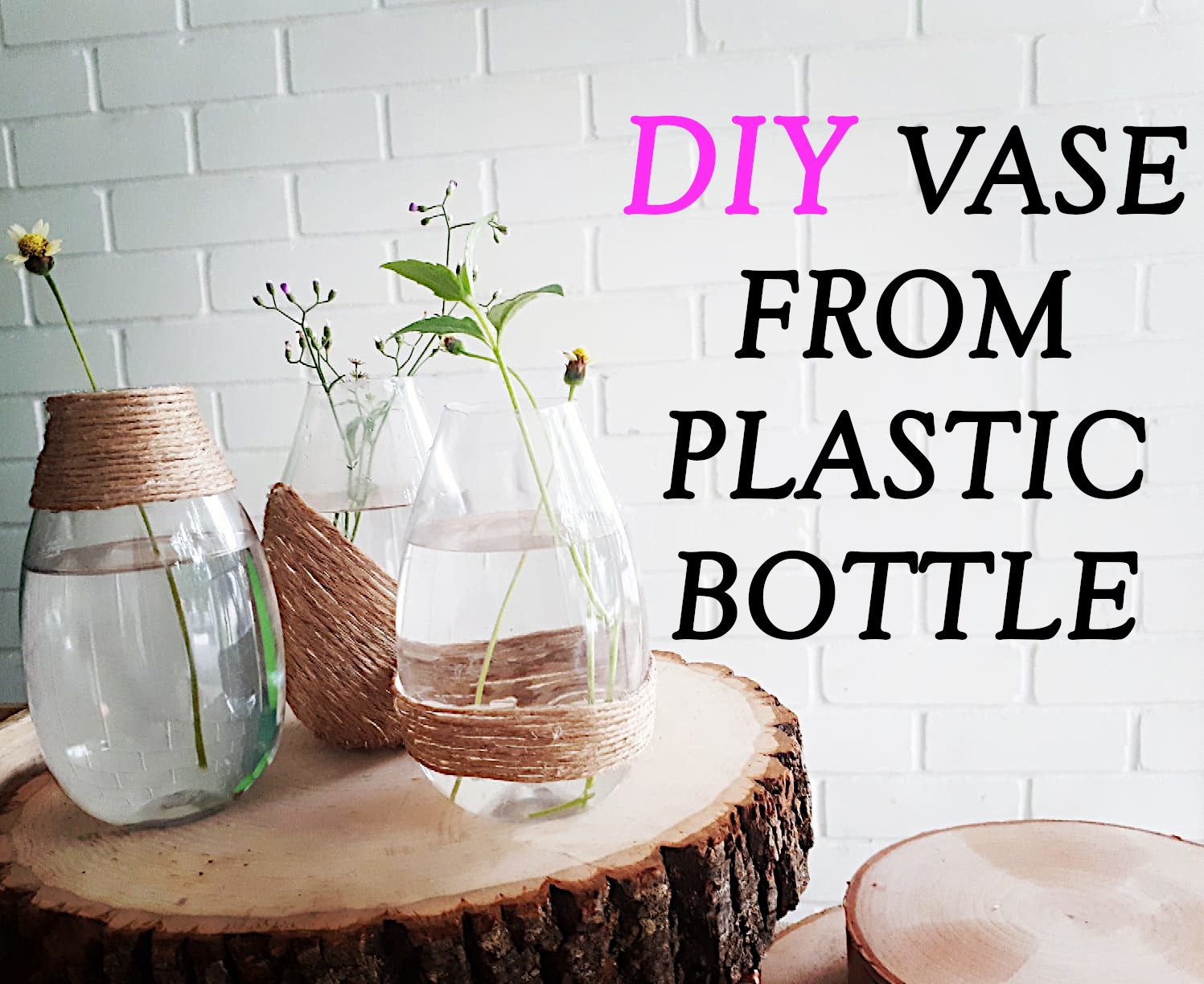DIY VASE FROM PLASTIC BOTTLE - LISAFORZA