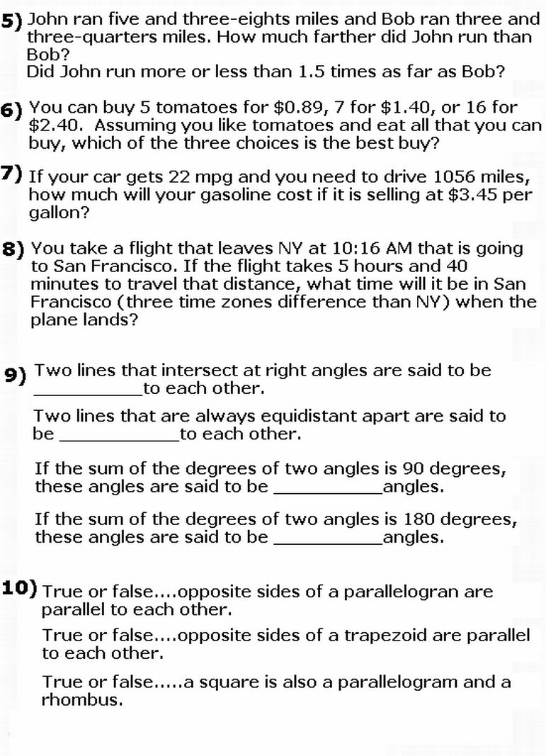 Cobb Adult Ed Math Word Problem Review For TABE Cobb Adult Ed Math Word Problem Review For TABE