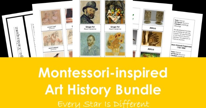 Every Star Is Different: Montessori-inspired Art History Bundle