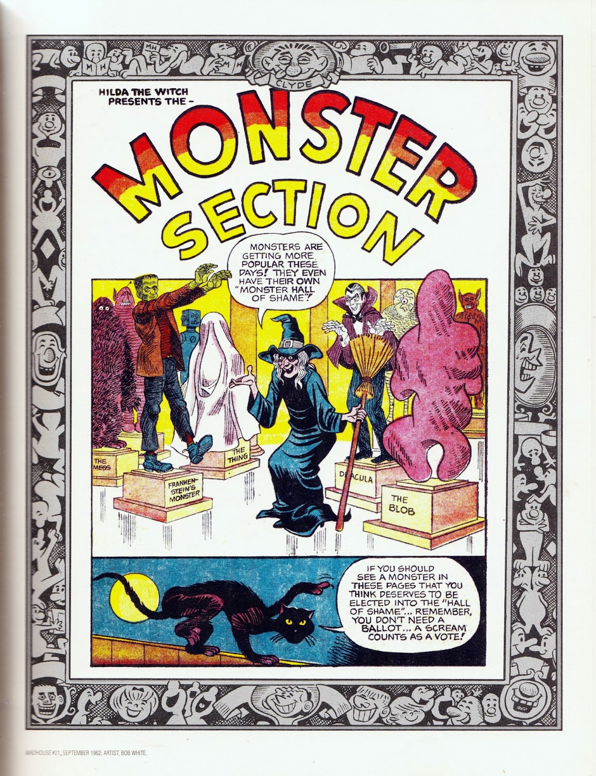 Mixed-Up Monster Club: Hippie Frankenstein from Archie's Mad House Comic