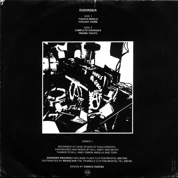 hardcore punk: Disorder - Complete Disorder EP (1981)