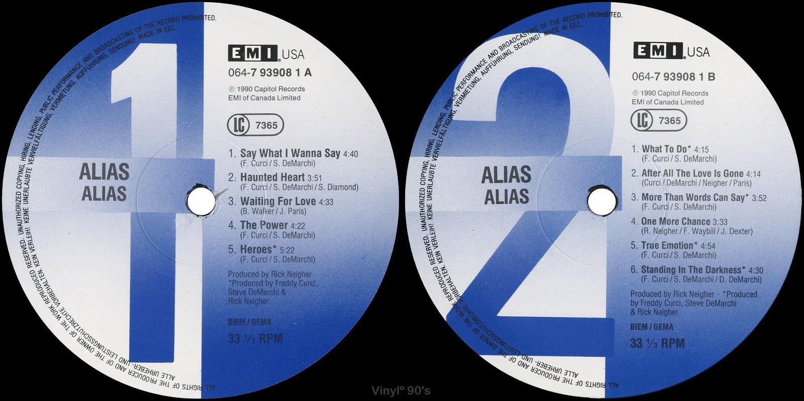 1990 Alias - Alias - Rockronología