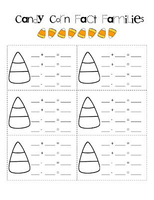gwhizteacher: Candy Corn Fact Families