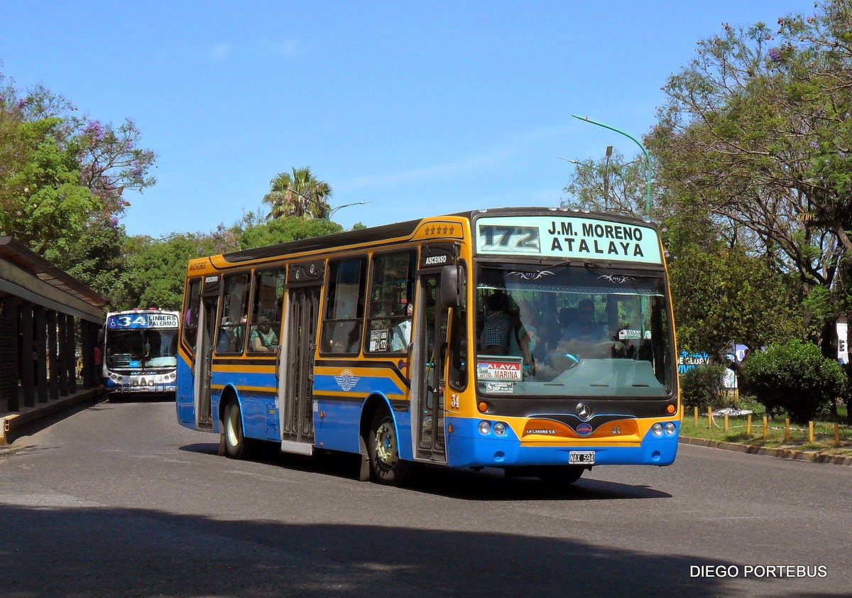 Recorrido de la LINEA 172 del Gran Buenos Aires