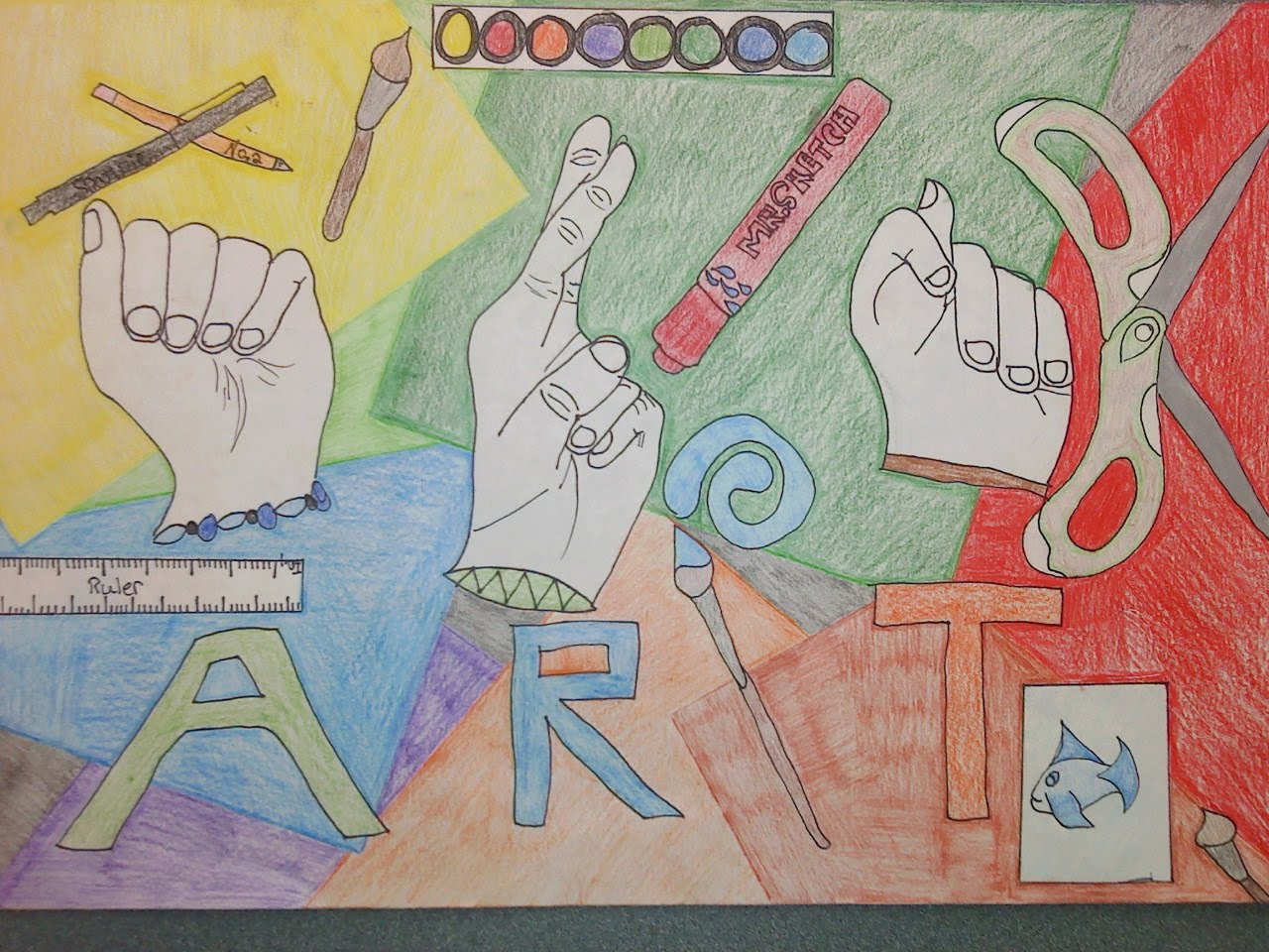 FCJHS Art Gallery: Sign Language