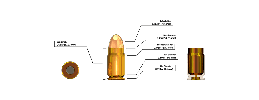 on target shooter nz: BOTTLENECK Pistol Cartridges & 7.5FK: