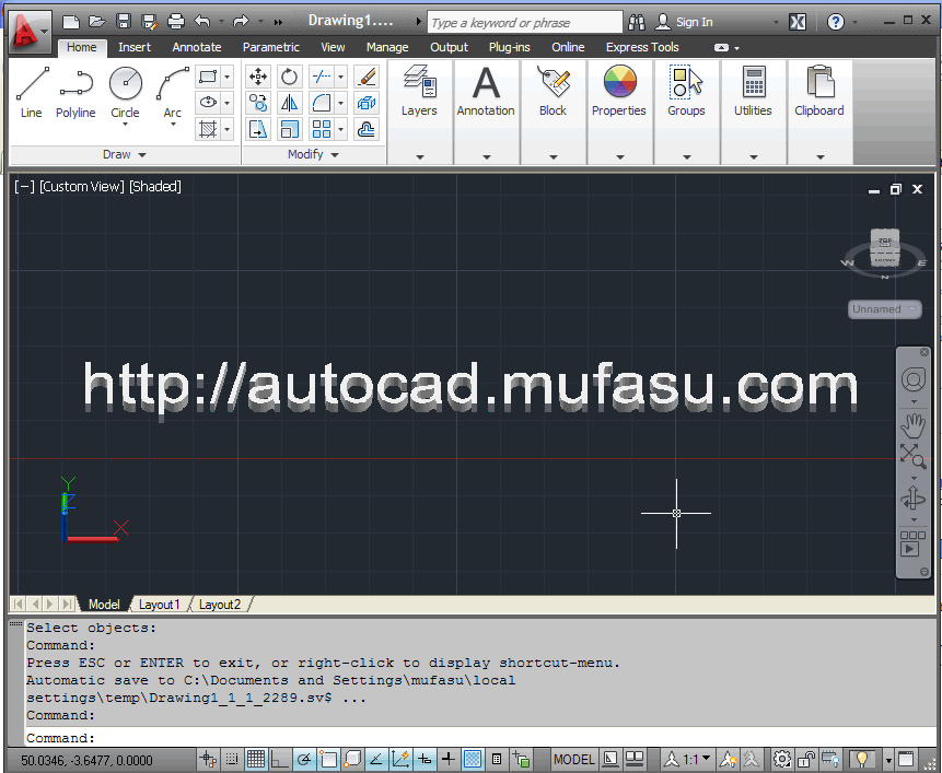 DESIGN FOR FUTURE: 3D AUTOCAD TUTORIAL - 1