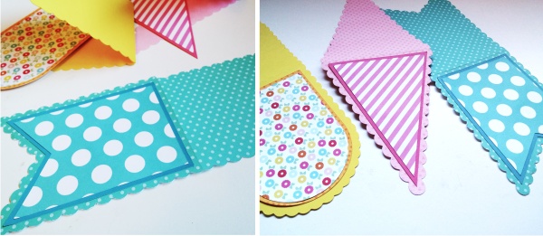 Quick Paper Party Pennants - myscrapchick