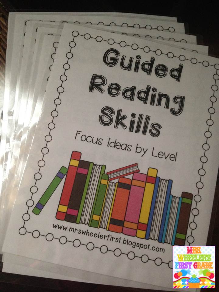 Mrs. Wheeler's First Grade Tidbits: Guided Reading in 1st Grade