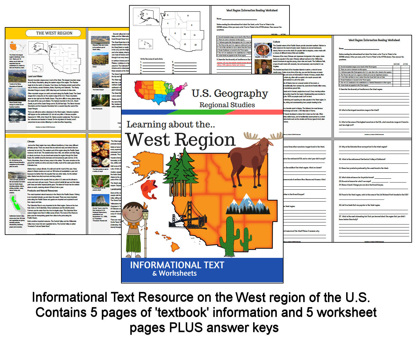 CHSH-Teach (featuring Creations by LAckert): U.S. Geography ...