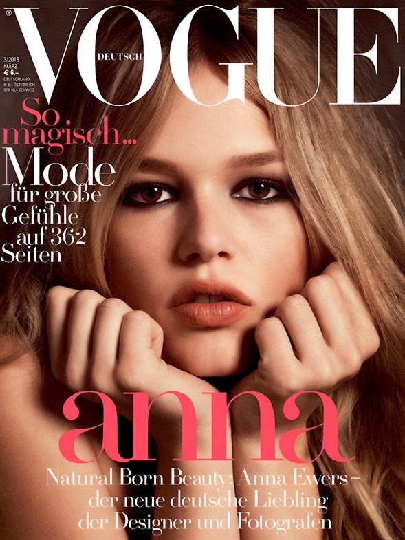 Nicola Loves. . . : Coverin' It: Anna Ewers on Vogue Germany