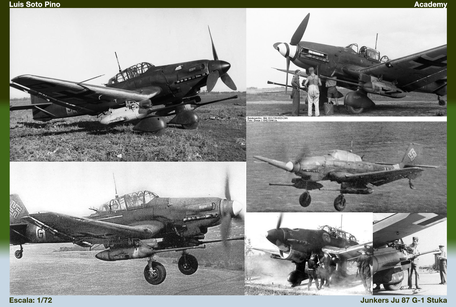 Paso a paso vortexx: Junkers Ju-87 G1 STUKA - Academy 1/72