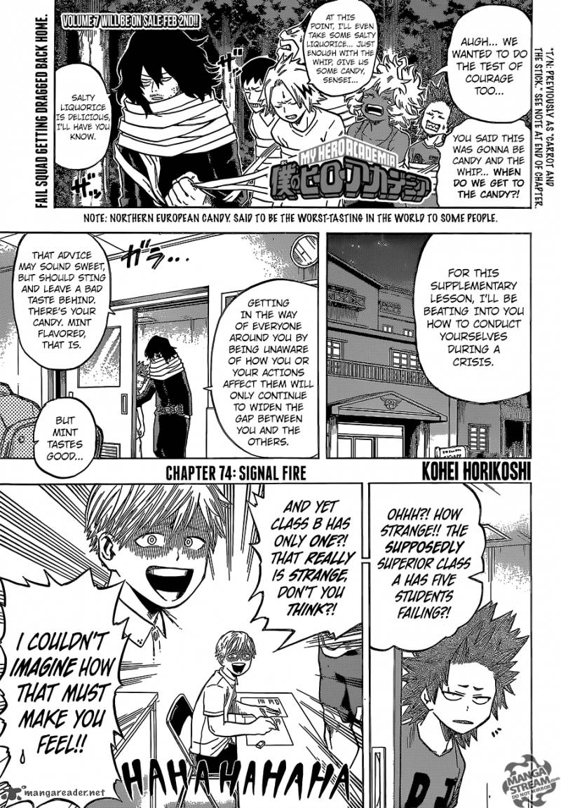 My Hero Academia Chapter 74 | One punch man manga