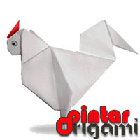 Cara Membuat Origami Ayam Jago | Cara Membuat Origami | Bunga ...