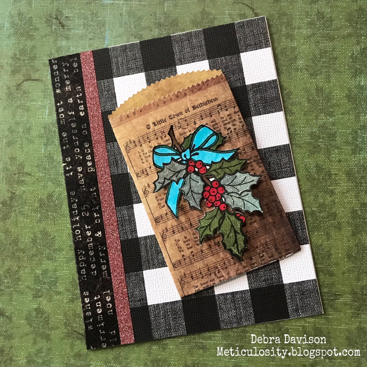 Meticulosity: Happy Holly-Days with Anthony's Paper Craft