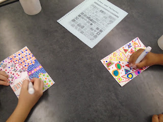 Zilker Elementary Art Class: 4th and 5th Grade Abstract Pattern Designs