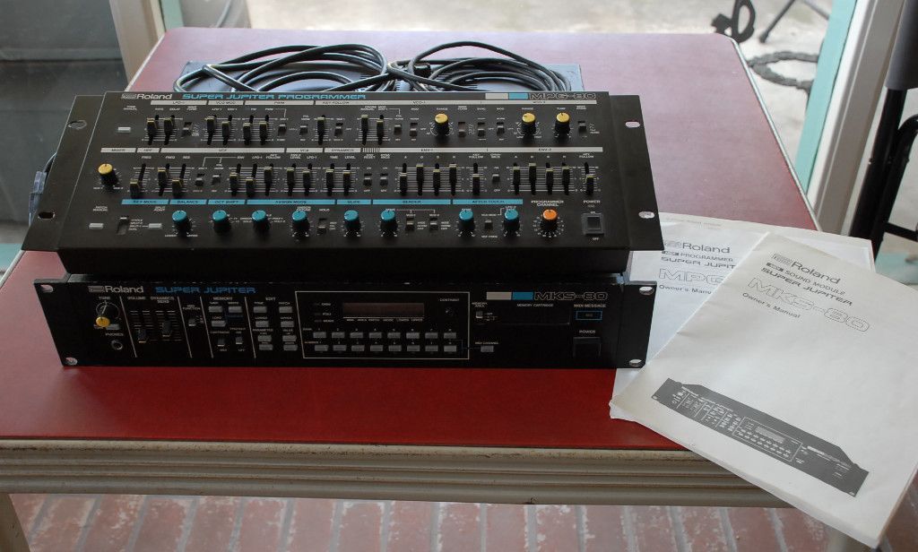 MATRIXSYNTH: Roland MKS-80 Super Jupiter Rack Mount Synth & MPG-80 ...