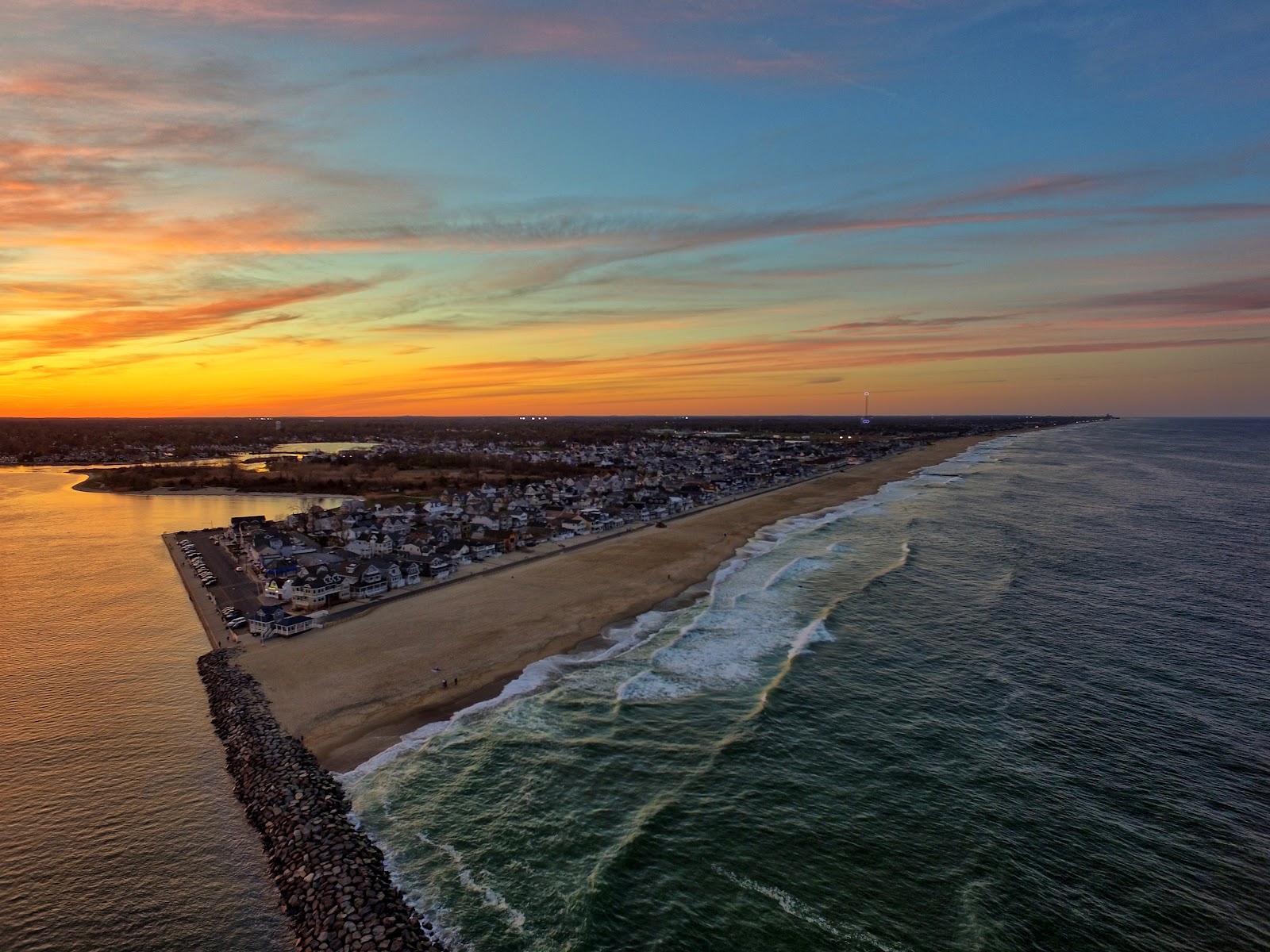 The Manasquan Inlet of New Jersey and the Atlantic Ocean [OS ...