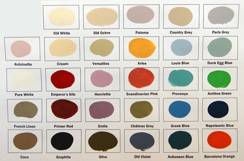 Sweet Tea & Sawdust: Color Charts