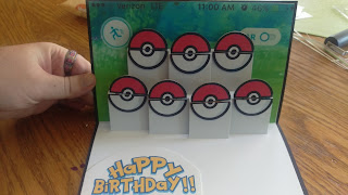 Pokemon Go Birthday Card