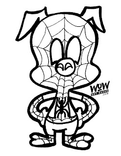 Spider Ham Coloring pages from the new spider man movie: Into the ...