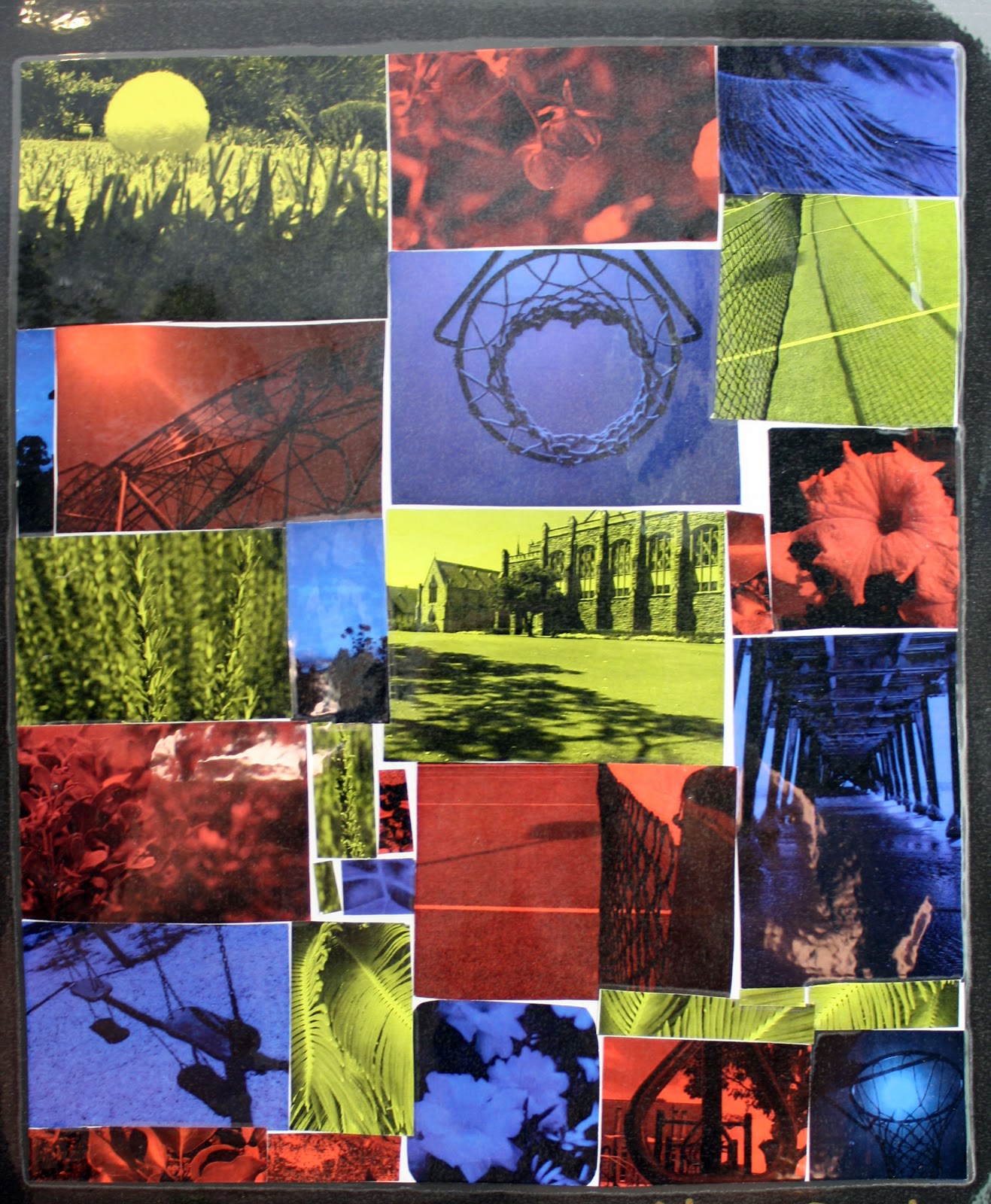 sarah bell smith: Primary Colour Collages