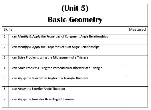 Radical~4~Math: Standards Based Grading