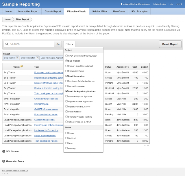Oracle Database Development Tools (ODDT): APEX 4.2.3 enhances sample ...
