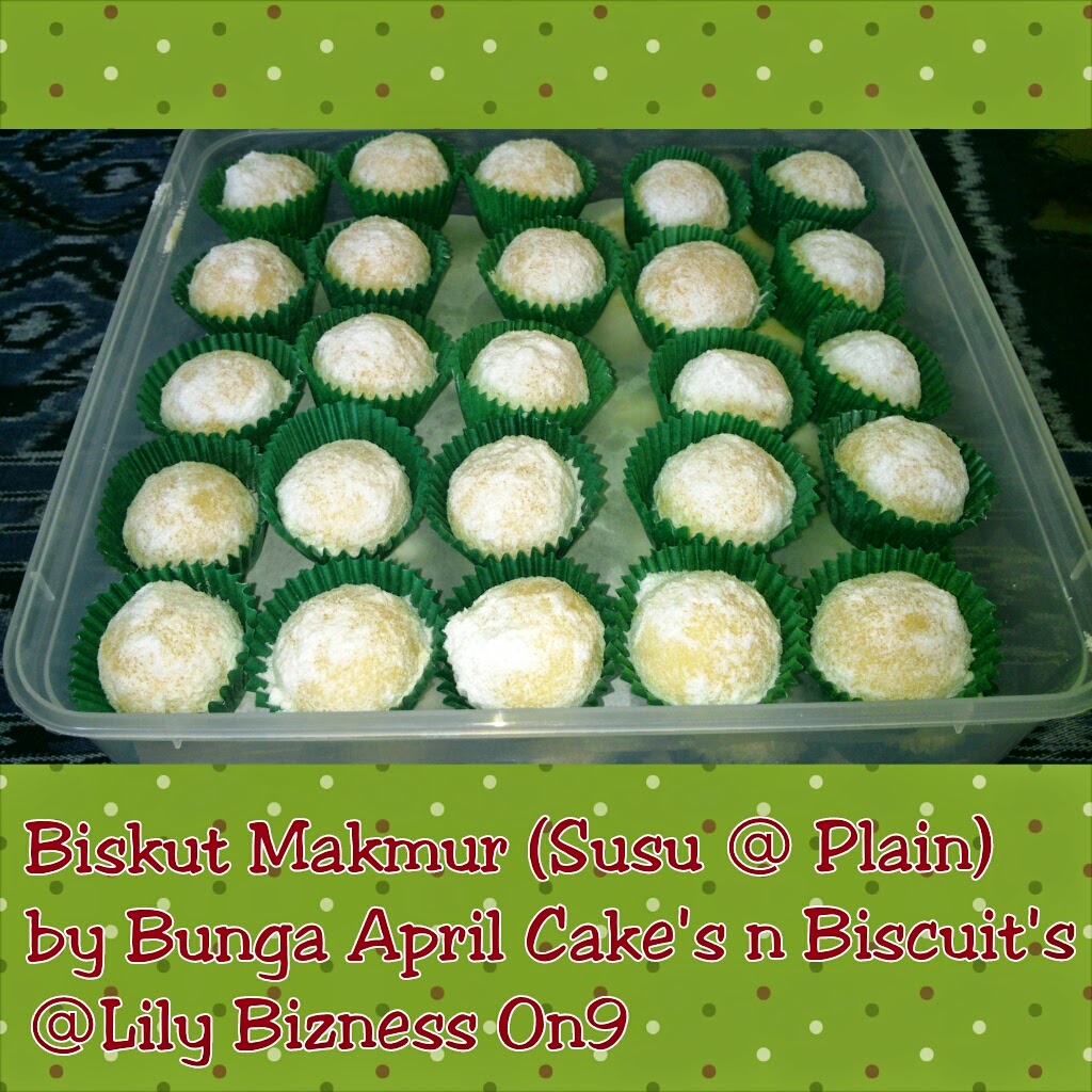 ~ Bunga April Cake's n Biscuit's ~ : SENARAI HARGA DAN JENIS BISKUT