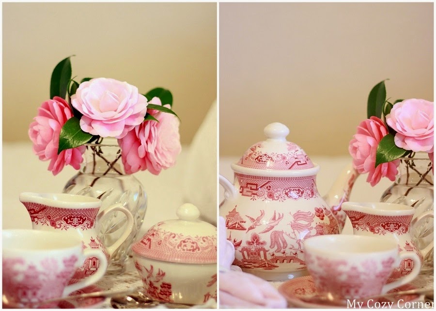 My Cozy Corner: Pink and White Tea Time