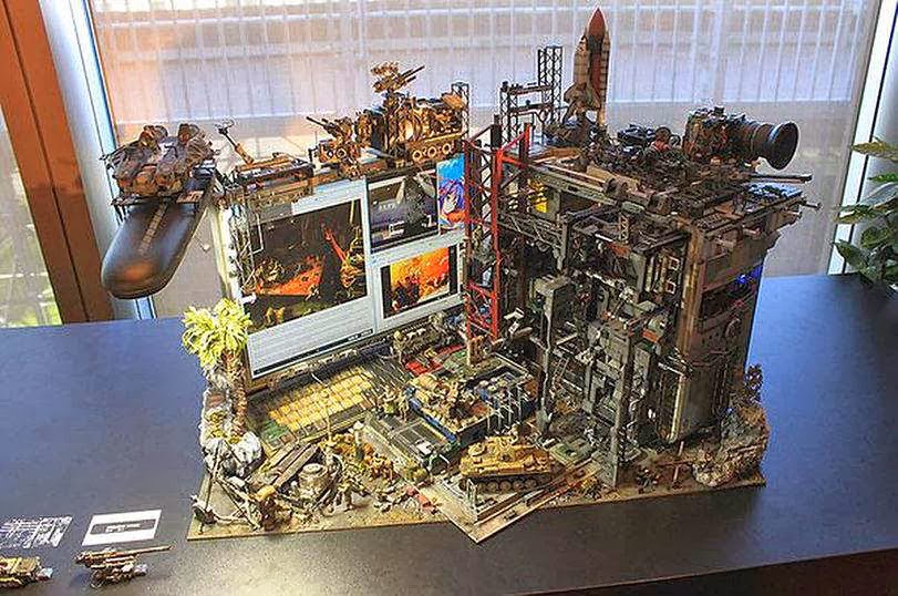 Breathtaking Diorama PC case Modified