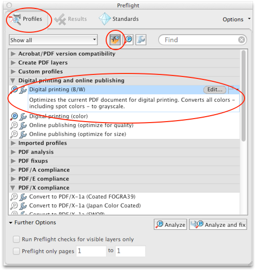 Prepression: Acrobat Pro – Grayscale PDF Conversions