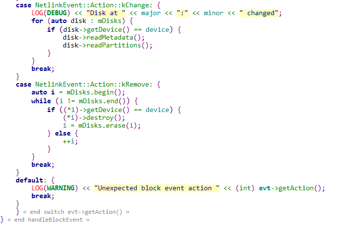 Android External Storage Support: Volume Daemon (vold) Architecture