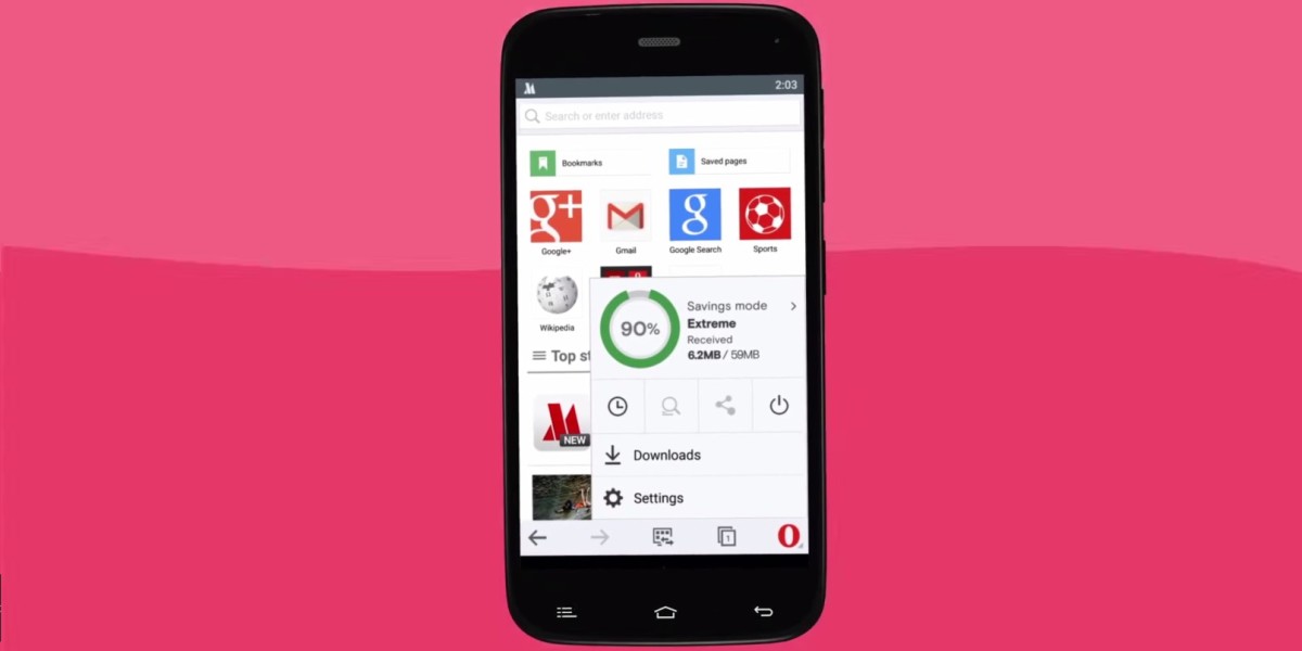 Opera Mini Android Install, Download on Android Free