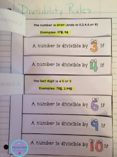Quinnessential Lessons: a 5th grade blog: Divisibility Rules Freebie!
