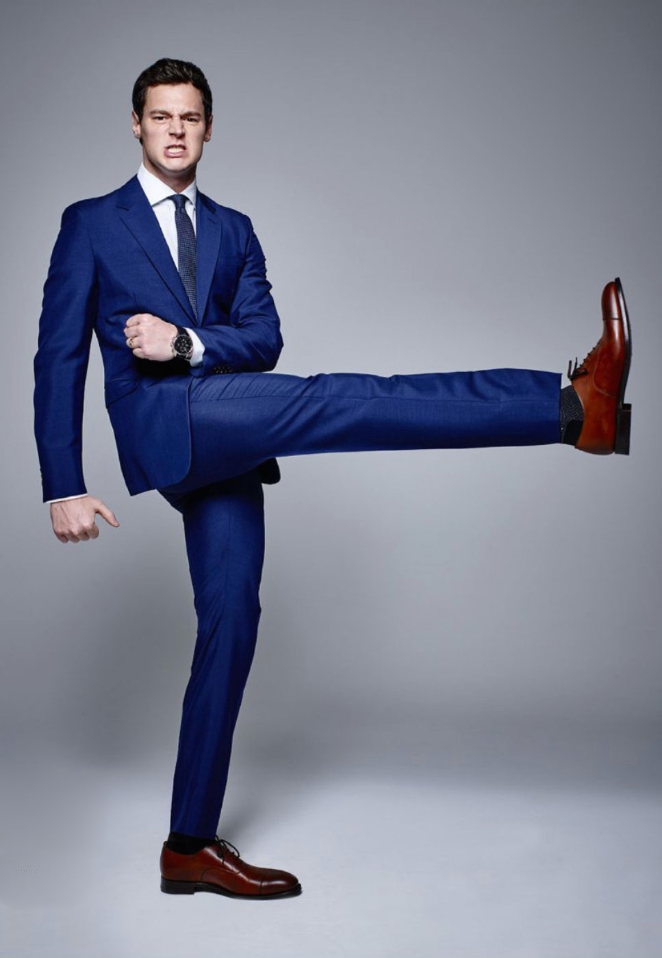 my new plaid pants: Benjamin Walker Eight Times