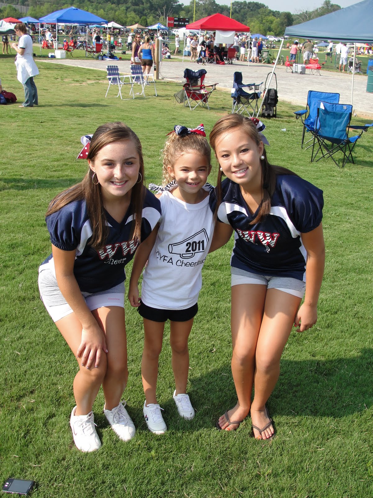 The Harrelson's Happenings: Cheer/Football kick-off 2011
