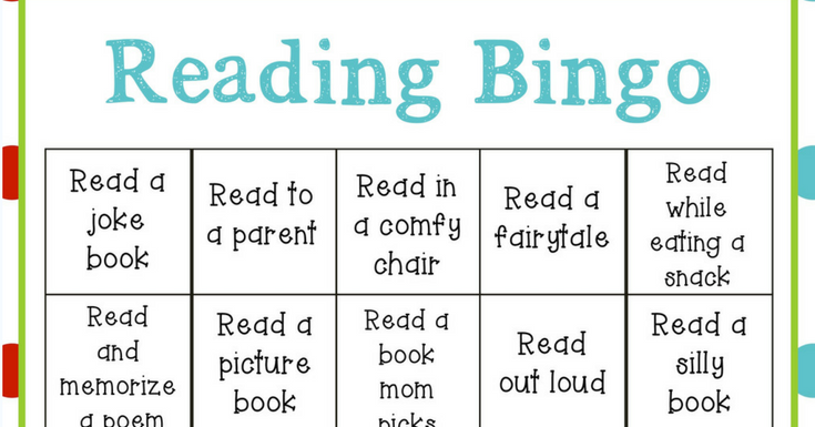 The Cozy Red Cottage: Reading Bingo (Free Printable)
