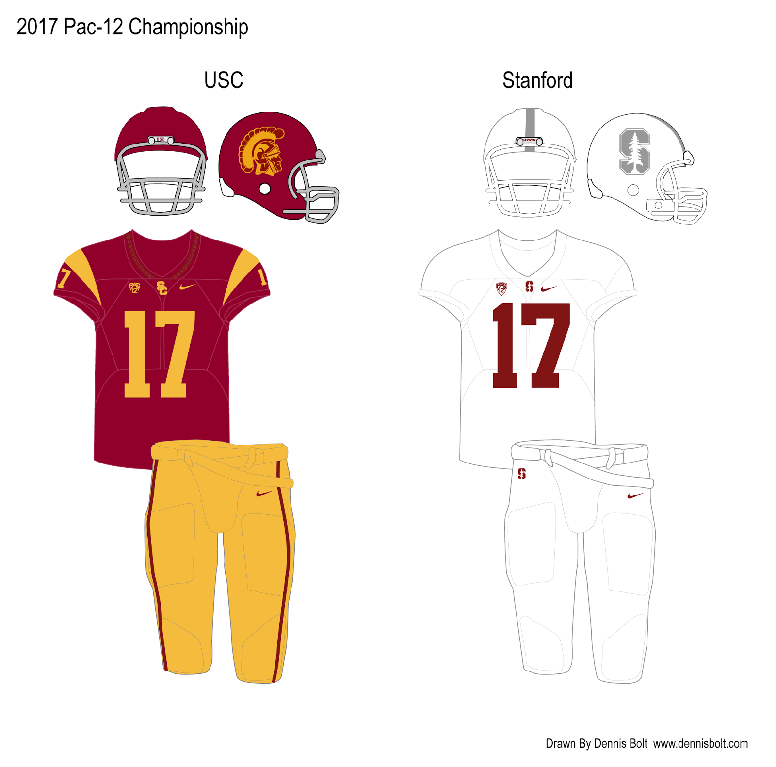 Pac-12 Uniform Tracker: Pac 12 Championship Game: Dec. 1, 2017