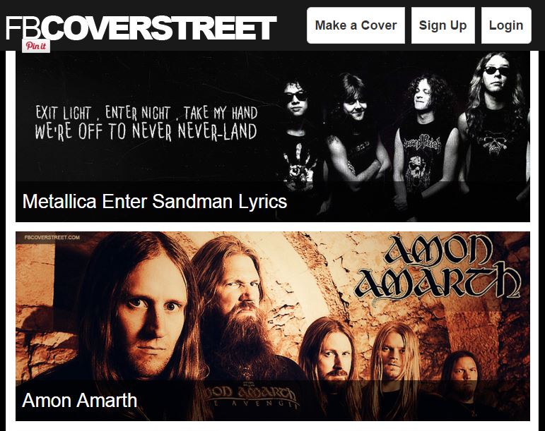 All Hail Metal: Heavy Metal Facebook Covers from FBCOVERSTREET.COM