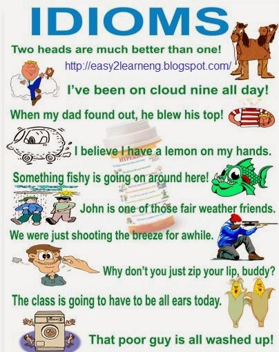learn all english: 10 Funny English Idioms , learn fast and good
