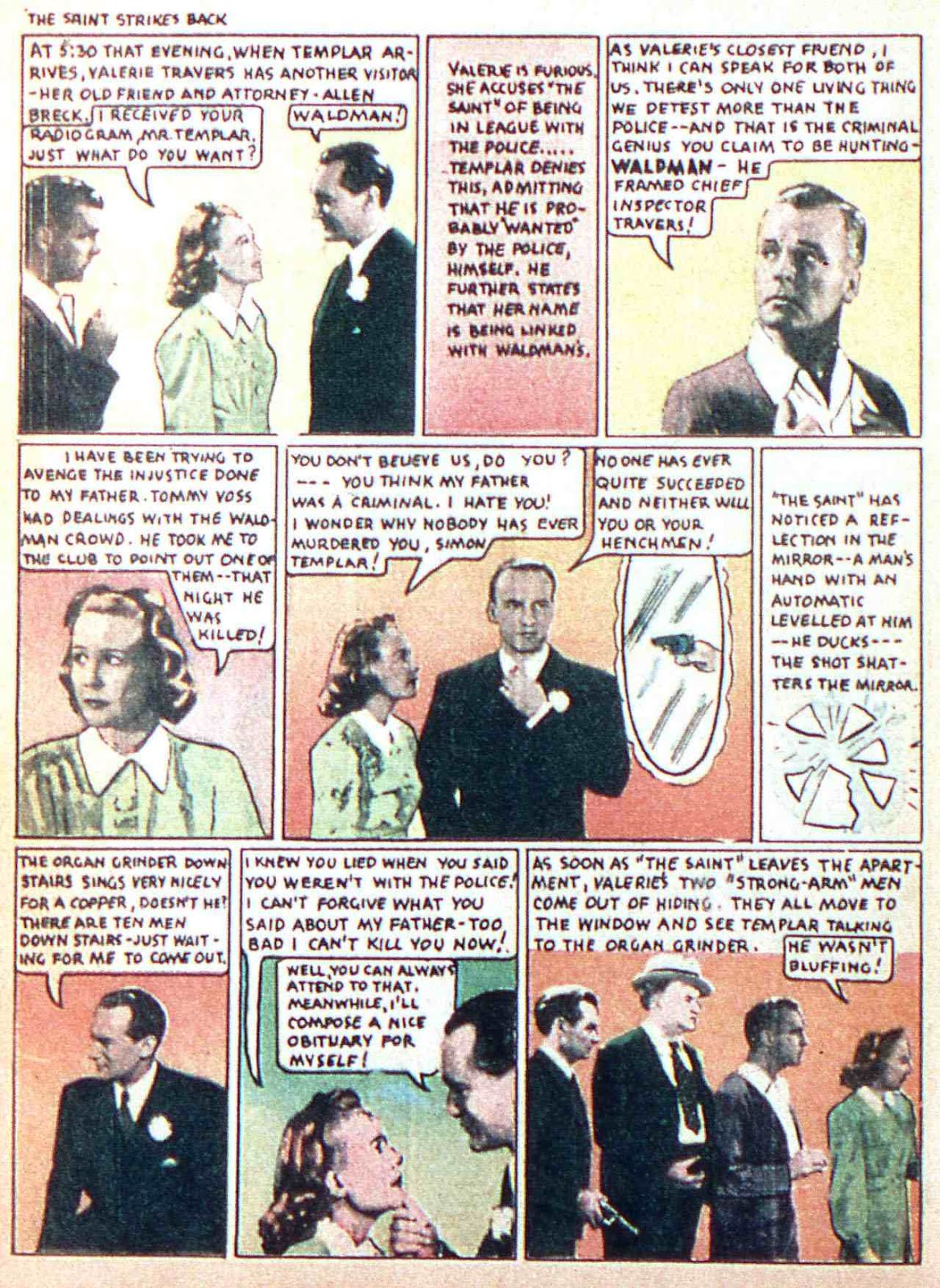 Four-Color Shadows: The Saint-Starring George Sanders-1939