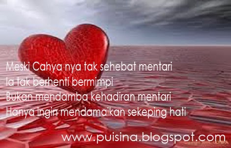 Puisi Harapan Sekeping Hati - PUISINA