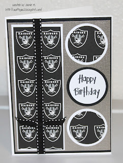 Crafty Girl 21!: Mojo 246 Sketch ~Raiders Card