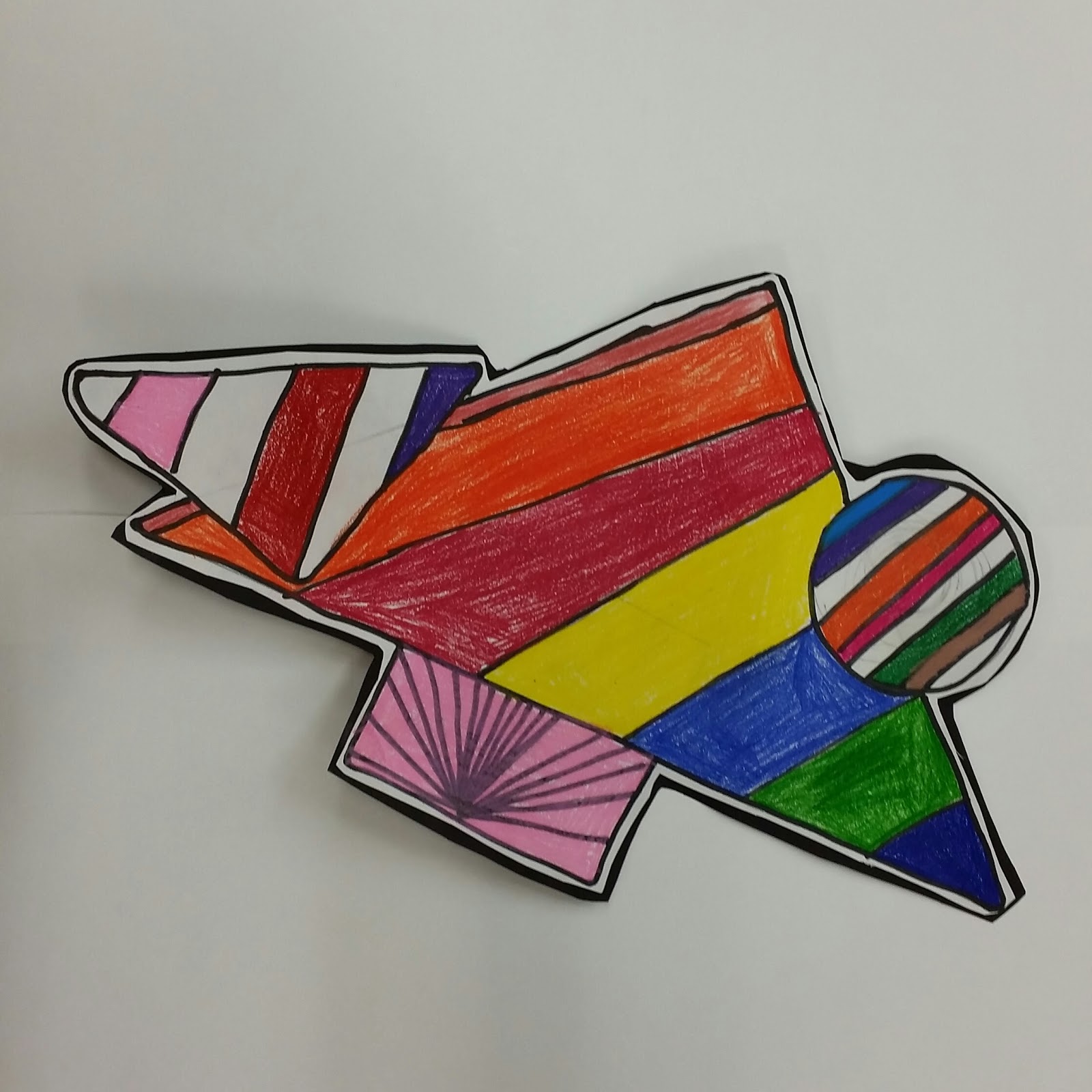 Crazy Busy Art Room: Irregular Polygons