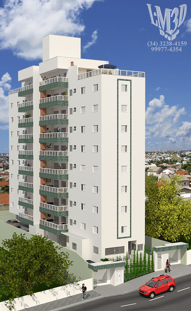 LM3D - Arquitetura e Design: Prédio residencial