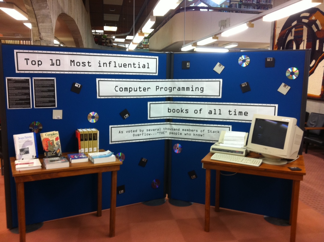 JCU Library News: Library Display - Top 10 most influential computer ...